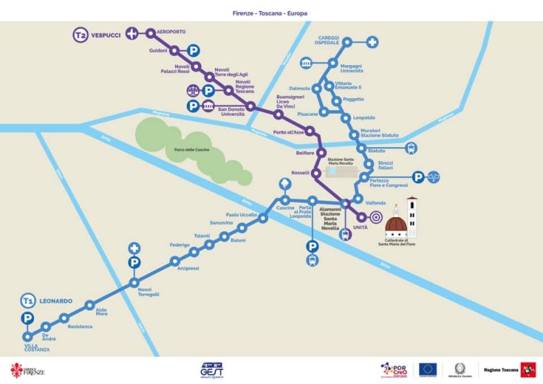 Florence's New Tram Line T2 Opens Today